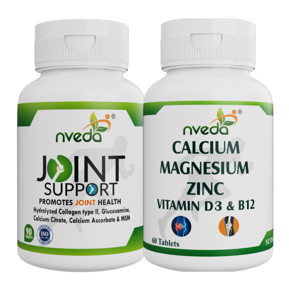Nveda Joint Support 90 & Calcium Complex Combo